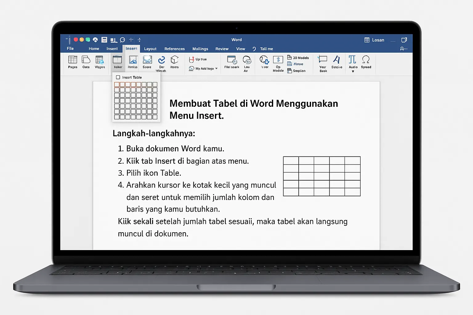 5 Cara Membuat Tabel di Word dengan Mudah dan Cepat